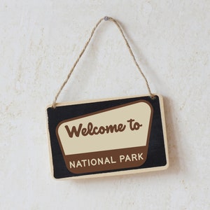 Welcome to National Park Sign Customizable Woodland Nursery Decor ...