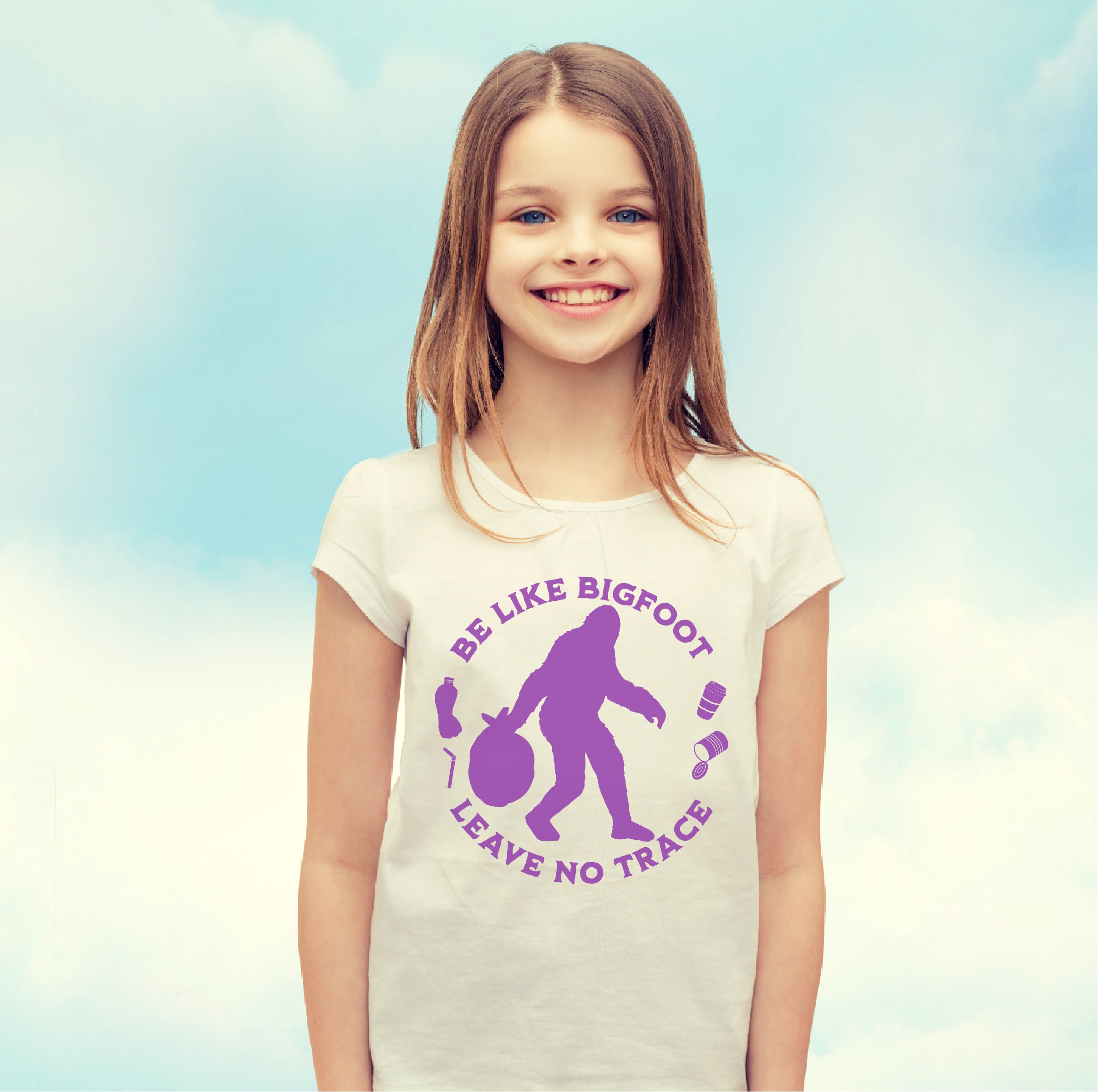 Leave No Trace Shirt PNG Earth Day SVG Be Like Bigfoot Decor Don't Be ...