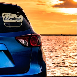 Let the Adventure Begin Sign Customizable National Park Sign Woodland ...