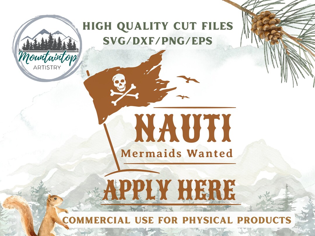 Pirate SVG, Mermaids SVG, Funny Sailor Gifts, Pirate Shirts - Etsy