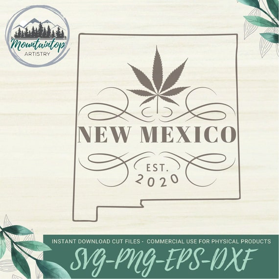 New Mexico State SVG New Mexico State Outline New Mexico | Etsy