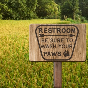 Restroom Sign SVG Forest Service Restroom Sign PNG National Park ...