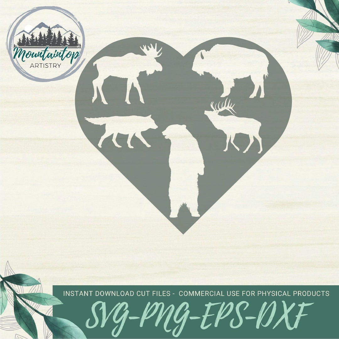 North American Wildlife, I Break for Wildlife, Wildlife SVG, Wildlife ...