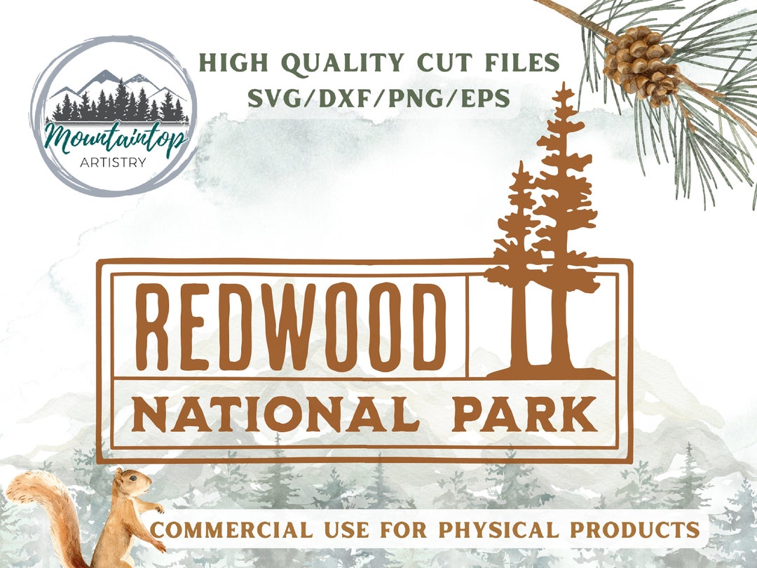 Redwood National Park Gifts, National Park PNG, Redwood National Park ...