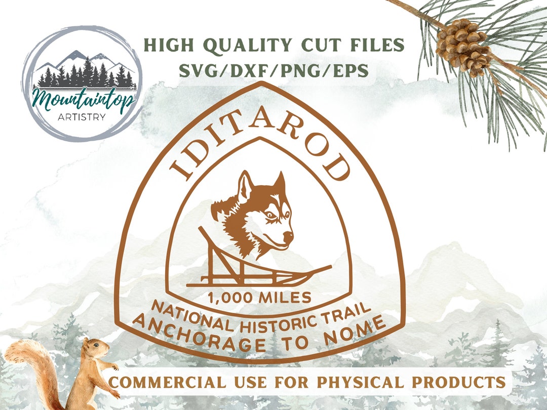 Iditarod Trail Sign, Alaska Gifts, Alaska Wall Art, Alaska SVG - Etsy