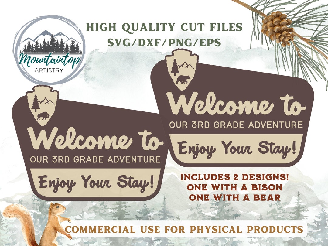 Classroom Adventure Sign National Park Theme Classroom 3rd Grade ...