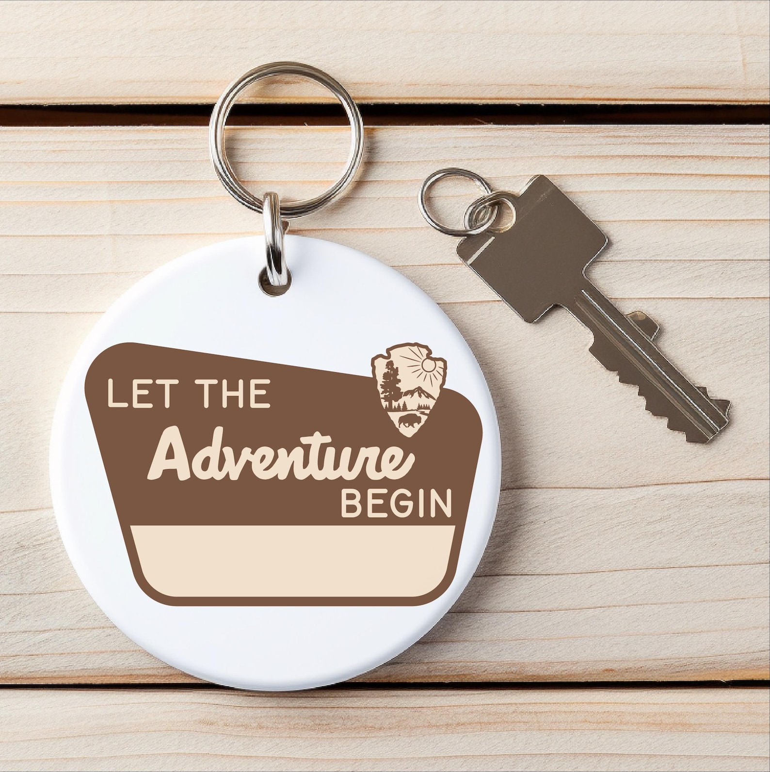 Let the Adventure Begin Sign Customizable National Park Sign Woodland ...