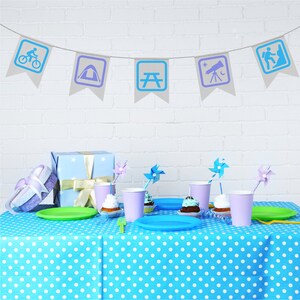 Tent Camping Sign, Camping Birthday Decorations, Woodland Wall Art ...