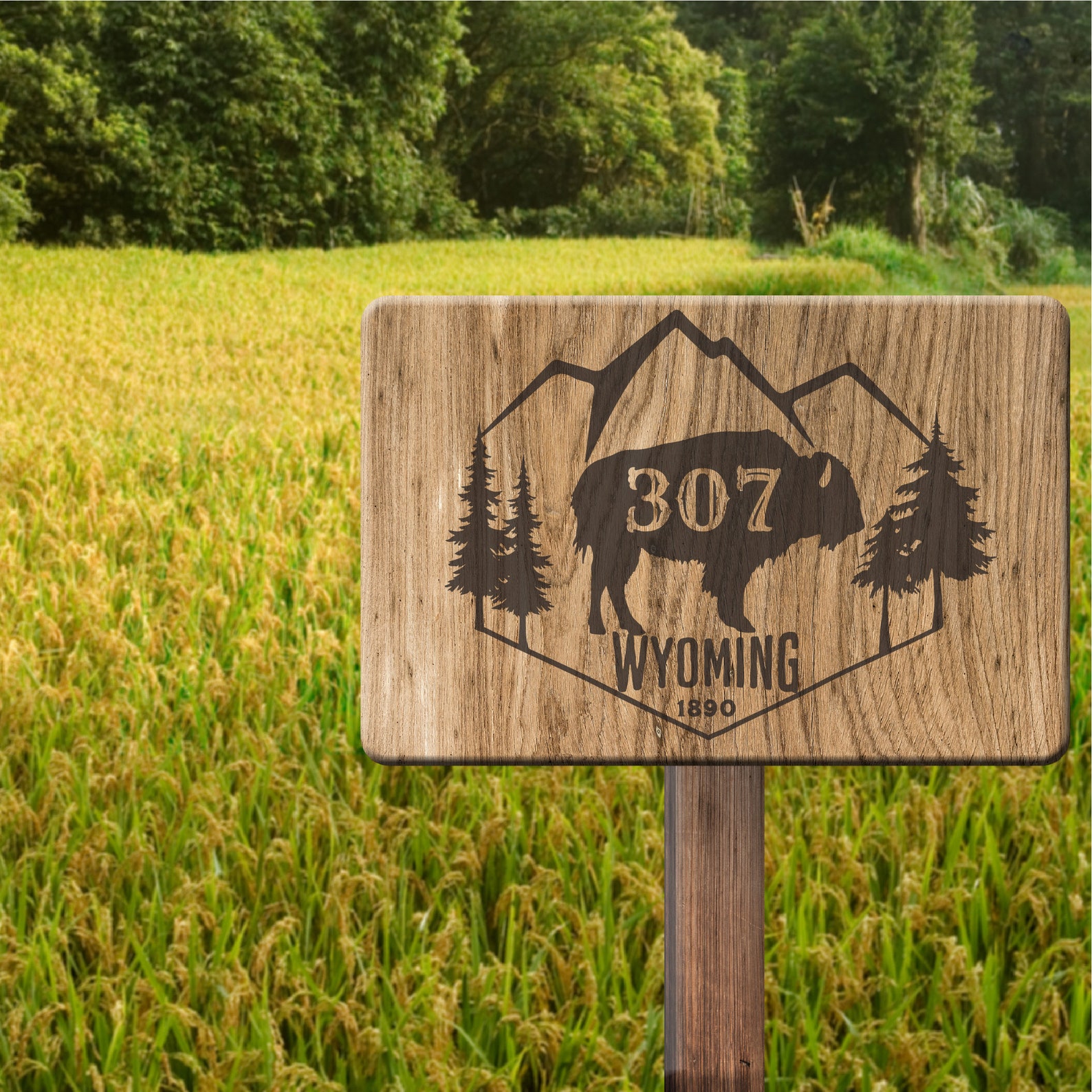 Wyoming 307 SVG Wyoming Bison SVG Wyoming Gift Ideas - Etsy