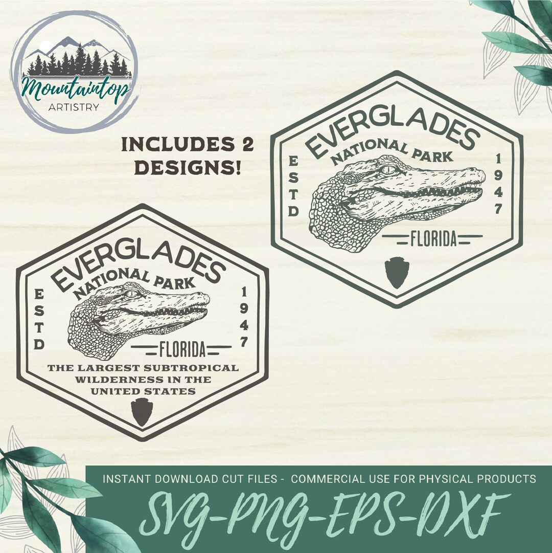 Everglades National Park Gift Florida Shirt PNG Everglades National ...