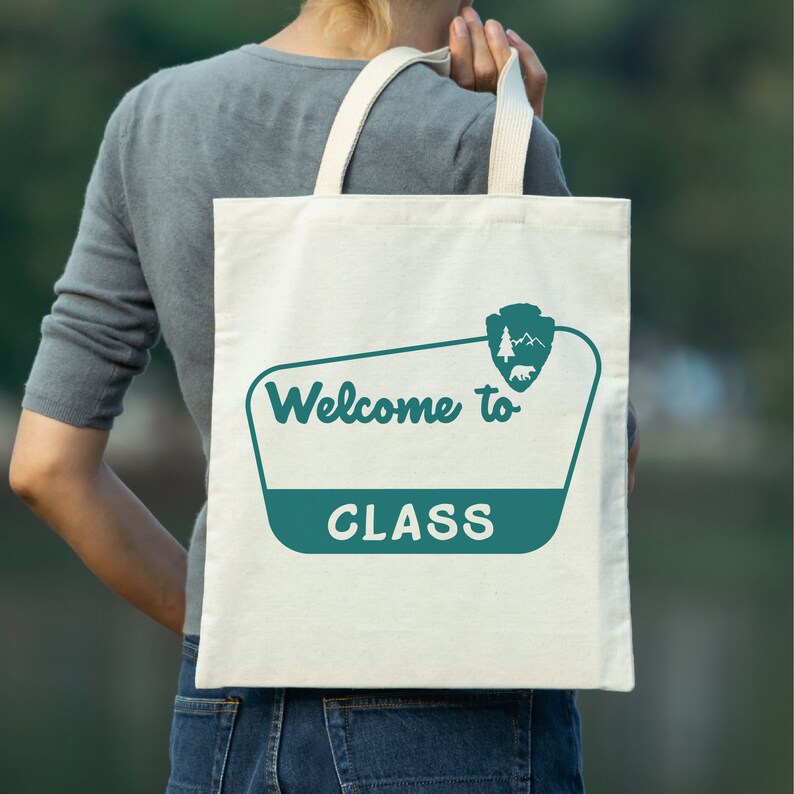 Welcome to Class National Park Sign Classroom Woodland Wall Art Gift ...
