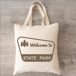 State Park Sign Customizable Woodland Nursery Decor Camping Birthday ...