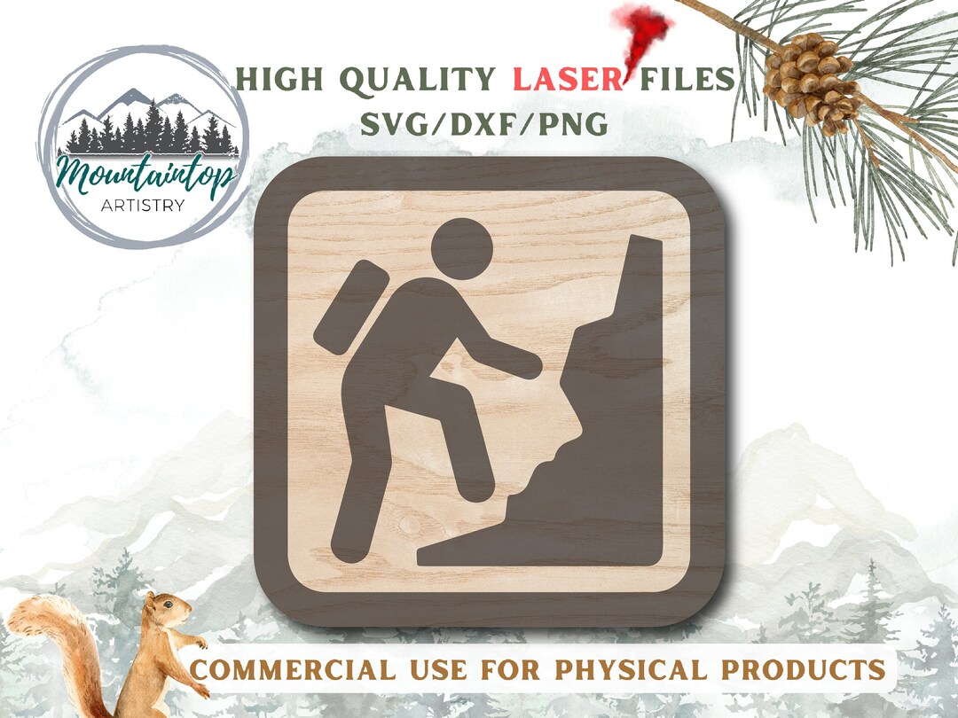 Rock Climbing Sign, Camping SVG, Camping Birthday Party, One Happy ...