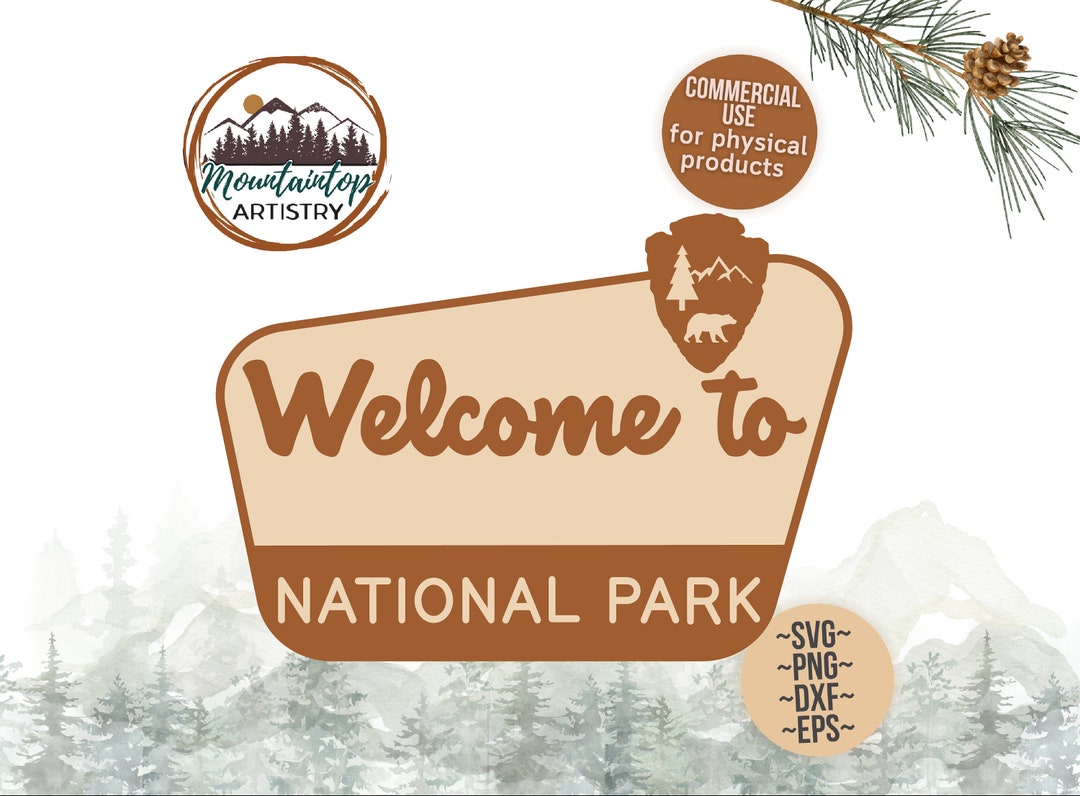 Customizable National Park Sign Woodland Baby Shower Nature Theme ...