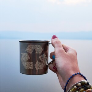 Mandala Recycle Symbol SVG, Zentangle Recycle Symbol, Earth Day SVG ...