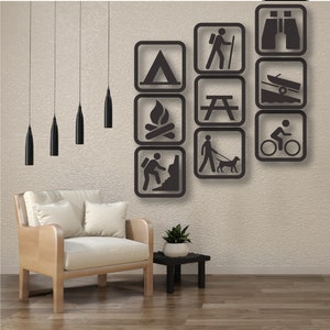 National Park Signs Bundle National Forest Signs Birthday Party Decor ...