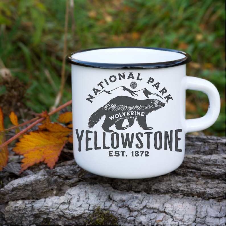 Yellowstone National Park SVG National Park Gift Ideas - Etsy