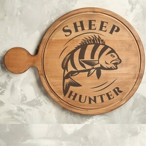 Sheepshead Hunter SVG, Sheepshead Fishing Gifts, Gifts for Fishermen - Etsy