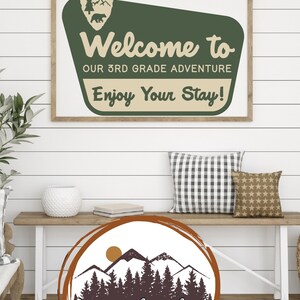 Classroom Adventure Sign National Park Theme Classroom 3rd Grade ...