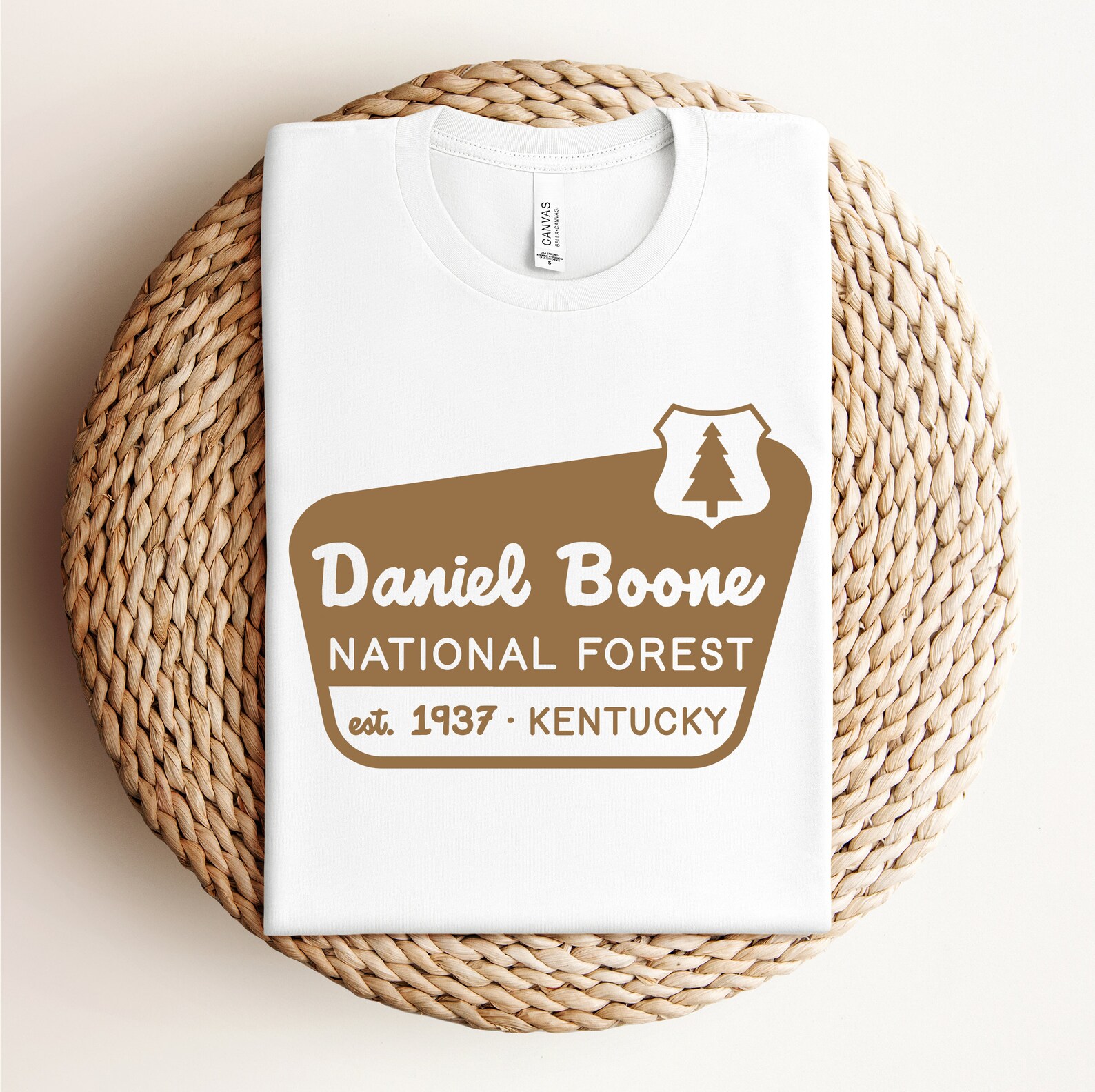 Daniel Boone National Forest Gift for Hikers Mountain Wall Art Kentucky ...