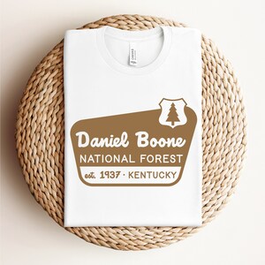 Daniel Boone National Forest Gift for Hikers Mountain Wall Art Kentucky ...
