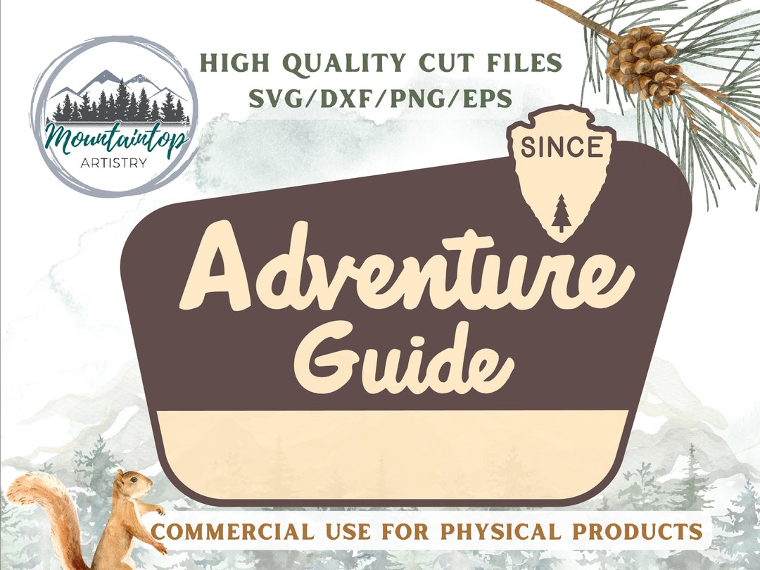 Adventure Guide Sign National Park Theme Woodland Baby Shower - Etsy