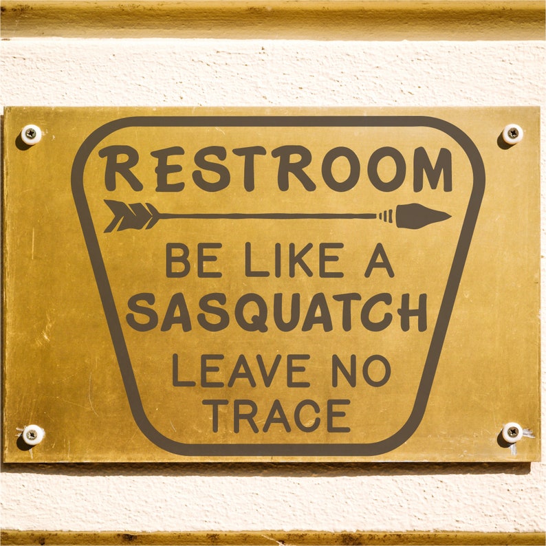 National Forest Restroom Sign SVG National Forest Bathroom - Etsy