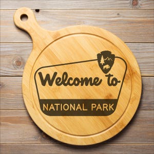 Customizable National Park Sign Editable Woodland Wall Art Nature ...