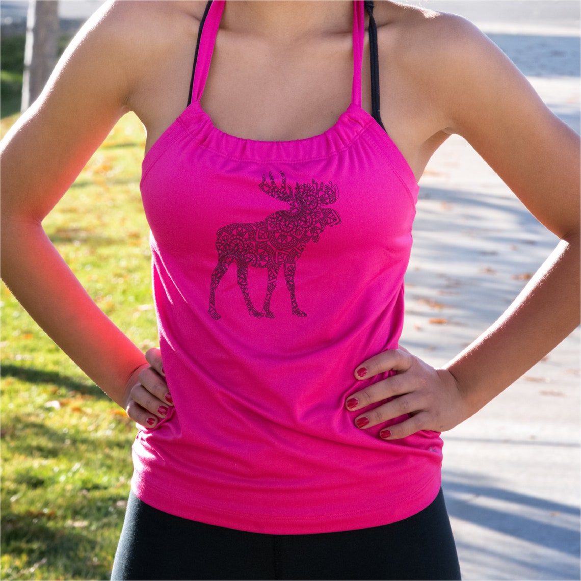 Moose Mandala SVG Moose Mandala Moose Zentangle DXF Laser - Etsy