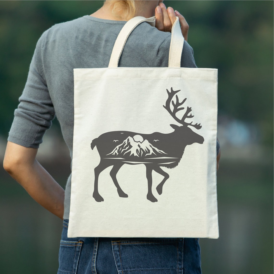 Caribou SVG Alaska Caribou SVG Mountain Tundra Caribou - Etsy