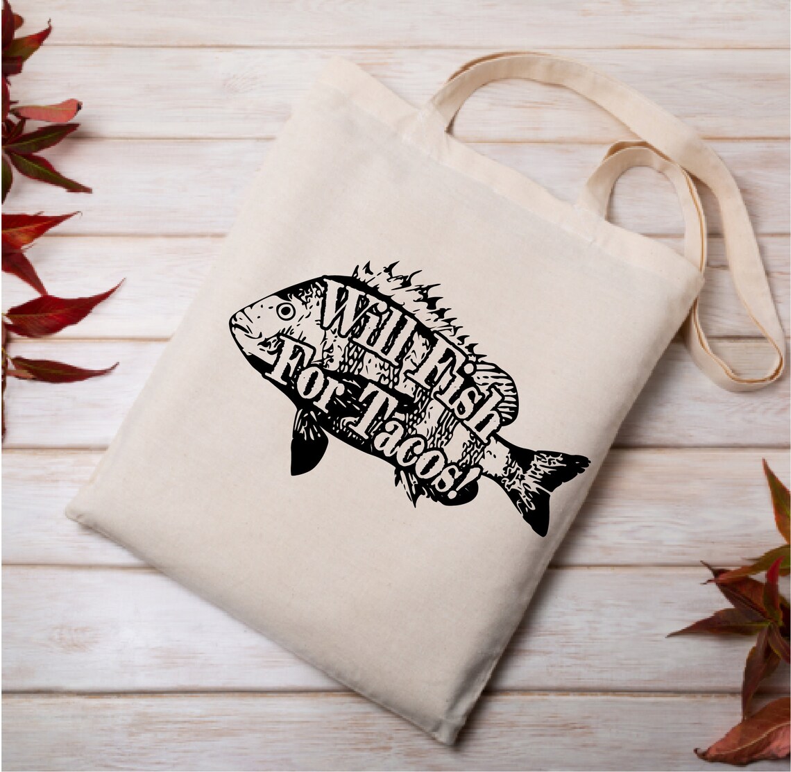 Sheepshead SVG Fish SVG Will Fish for Tacos | Etsy