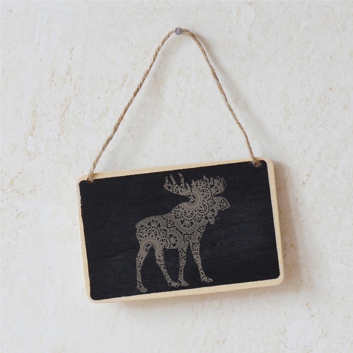 Moose Mandala SVG Moose Mandala Moose Zentangle DXF Laser - Etsy