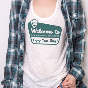 Classroom Welcome Sign Adventure Class Theme 4th Grade Sign Welcome to ...