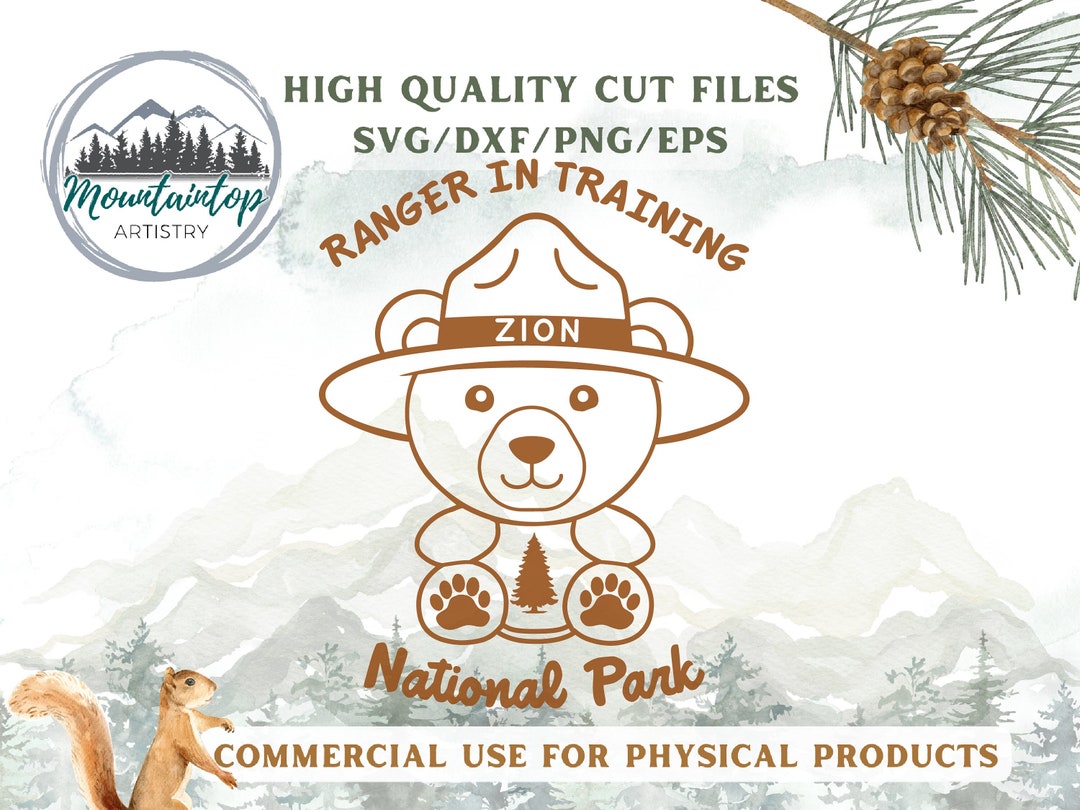 Zion National Park, Zion SVG, Zion National Park Art - Etsy