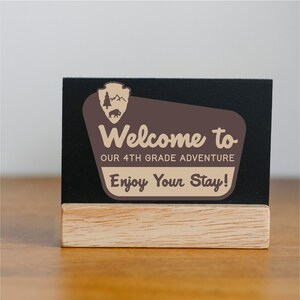 Classroom Welcome Sign Adventure Class Theme 4th Grade Sign Welcome to ...