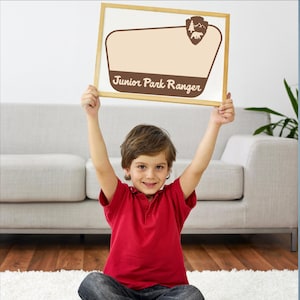 Junior Park Ranger Name Sign Classroom Name Tags One Happy Camper ...