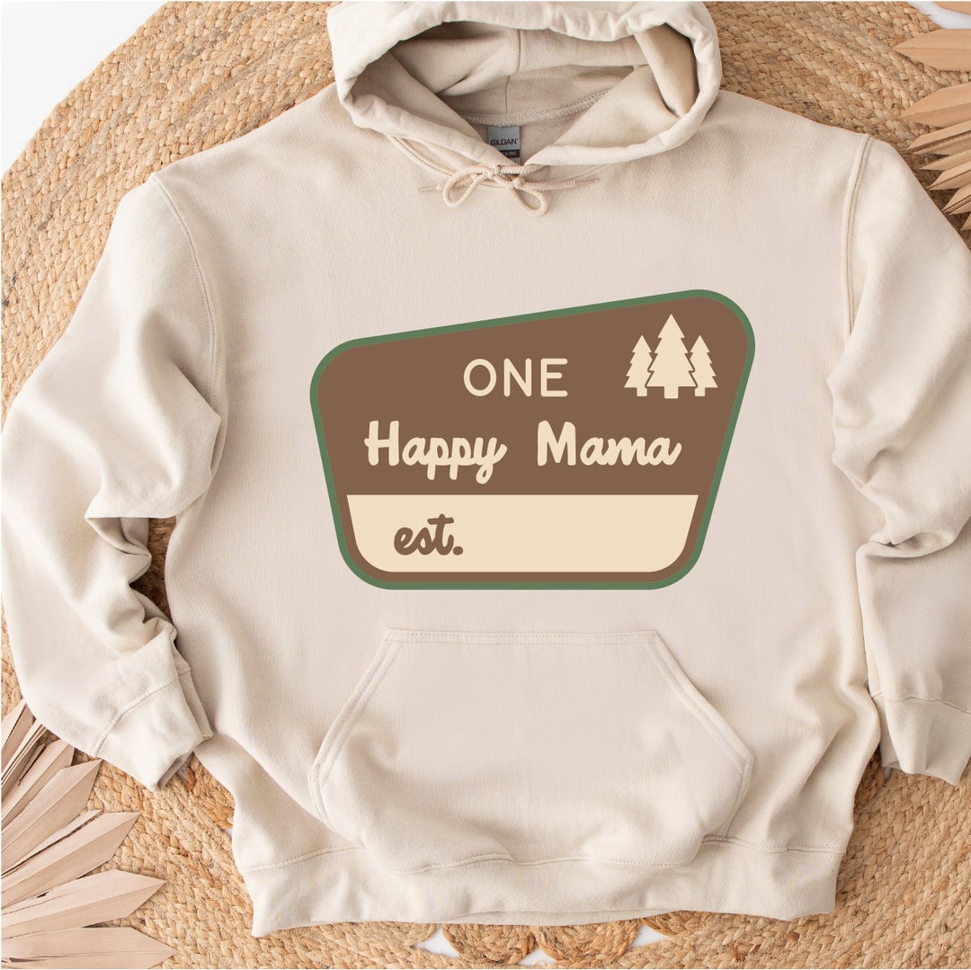One Happy Mama Sign First Birthday Decor Happy Camper Customizable Sign ...