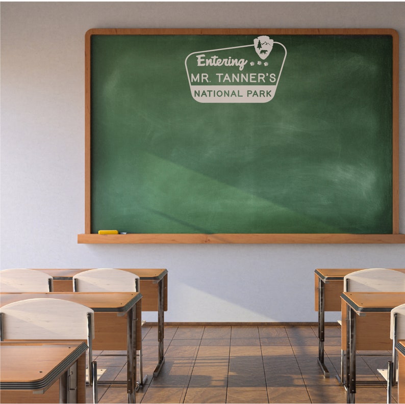 Entering Blank National Park Sign Customizable National Park - Etsy