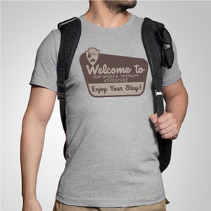 Speech Therapy Sign Adventure Classroom Decor National Park Welcome to ...