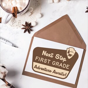 First Grade Sign Classroom National Park Decor Printable Educational ...