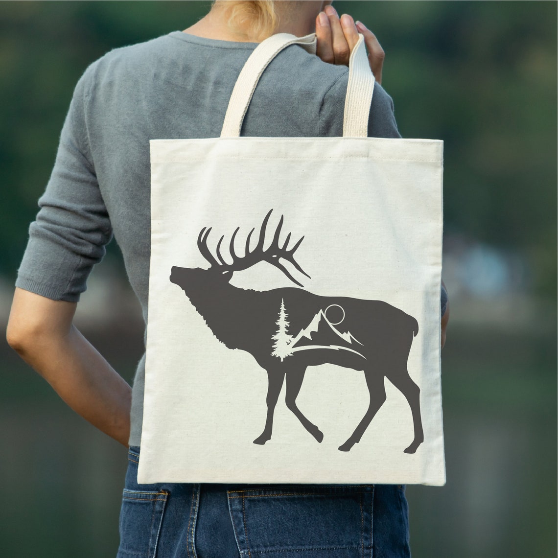 Bugling Elk SVG Elk Mountain SVG Mountain Elk Silhouette - Etsy
