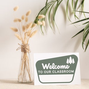 Welcome to Our Classroom Sign National Park Decor Teacher Gift Back to ...