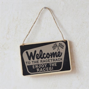 Welcome to the Races Sign SVG Welcome to the Racetrack Sign Racing Wall ...