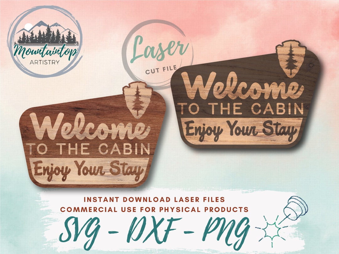 National Park Sign, Welcome to the Cabin, National Park Sign SVG ...