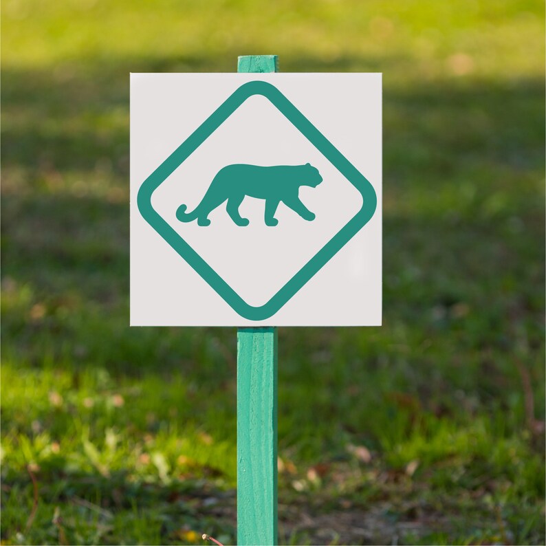 Wildlife Crossing Signs SVG Wildlife Conservation Animal - Etsy