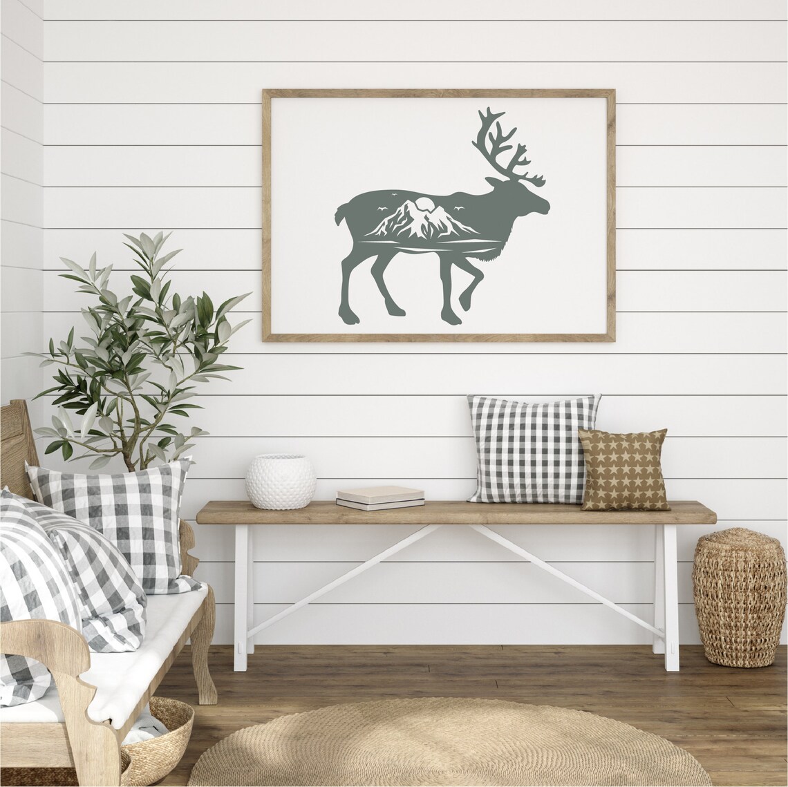 Caribou SVG Alaska Caribou SVG Mountain Tundra Caribou - Etsy