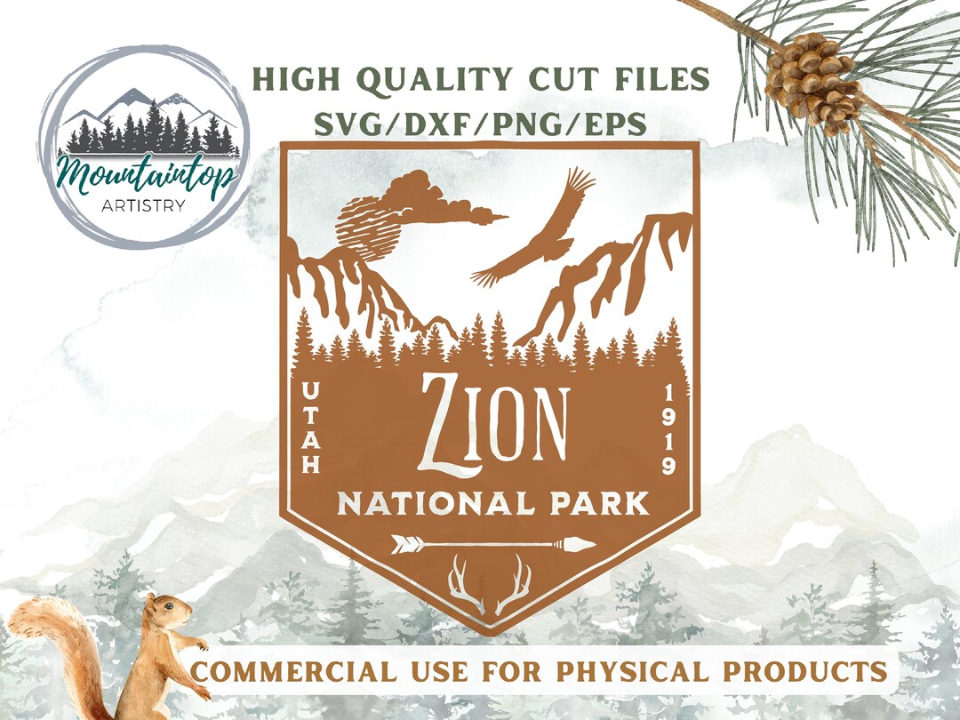Zion National Park Shirt PNG Zion National Park Wall Art Utah Gift for ...