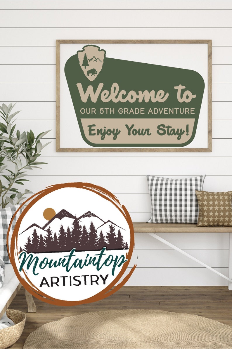 Classroom Adventure Sign National Park Theme Classroom Decor Adventure ...