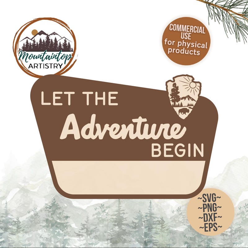 Adventure Awaits Sign - Etsy