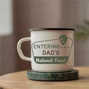 Entering National Forest Sign Customizable Woodland Nursery Decor ...